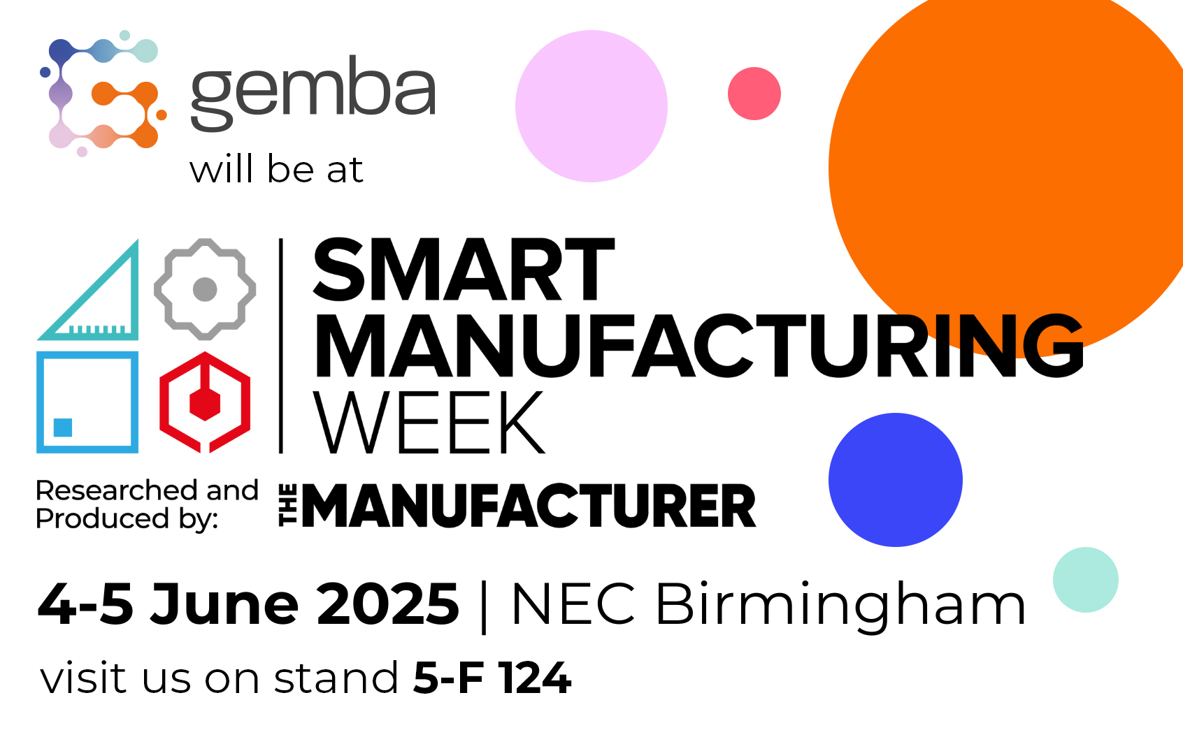 Smart Factory 2025 Gemba | Visit us at NEC Stand 5-F124